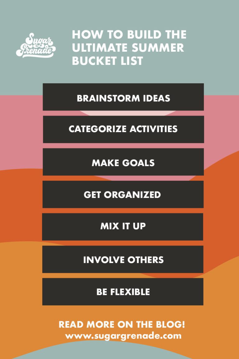 How to Build the Ultimate Summer Bucket List – Sugar Grenade Designs